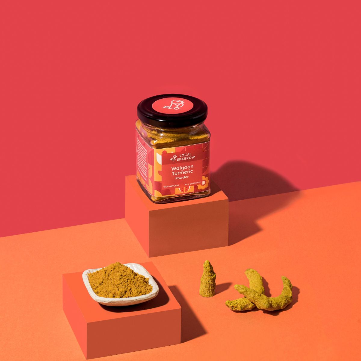 Discover Journey Of Pure Turmeric Powder | Local Sparrow
