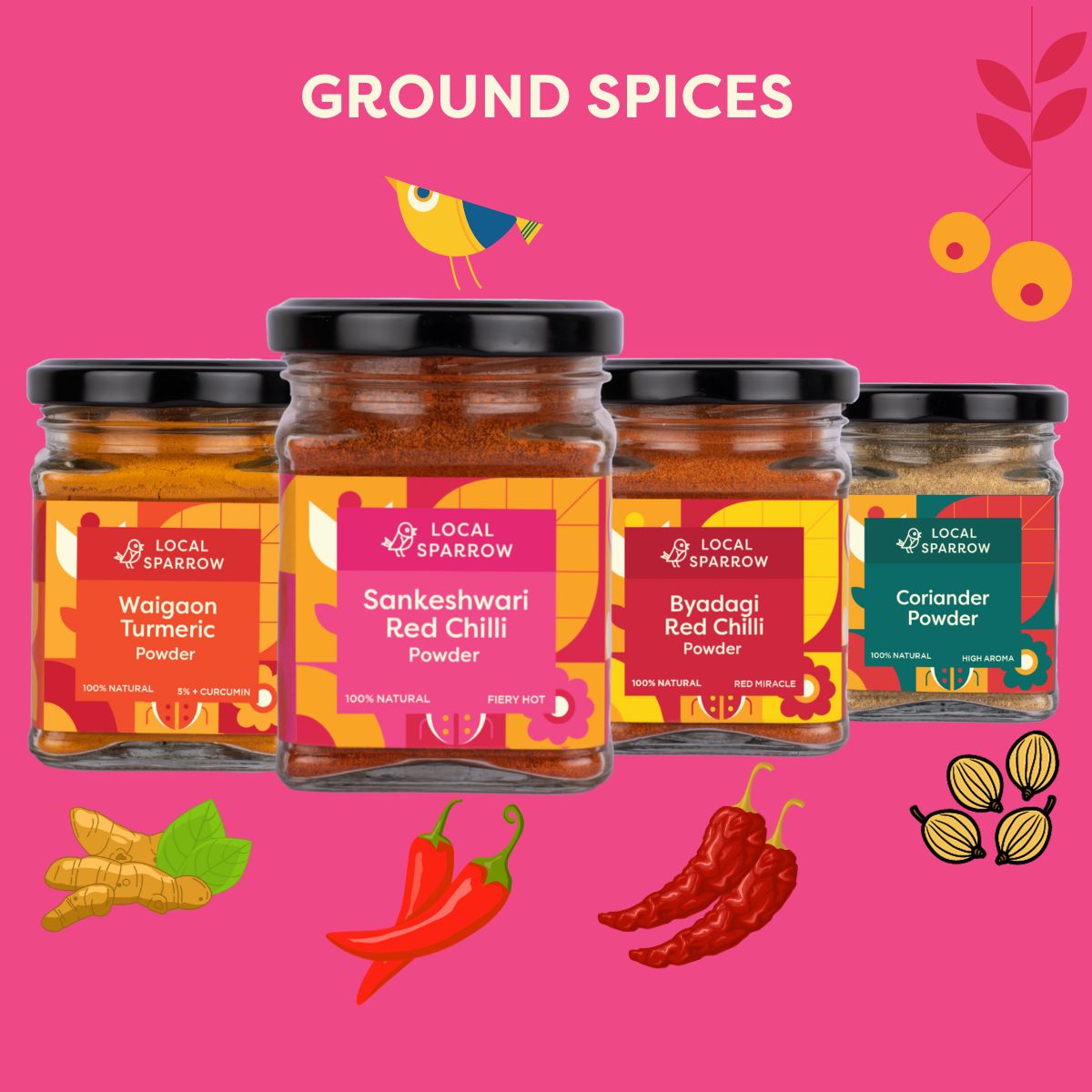 Benefits of Flavourful Ground Spices - Local Sparrow